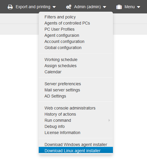 Install StaffCop agent for Linux — Staffcop Enterprise 5.0 documentation